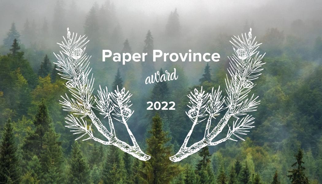 Nominera till Paper Province Award 2022! | PAPPERochMASSA.se